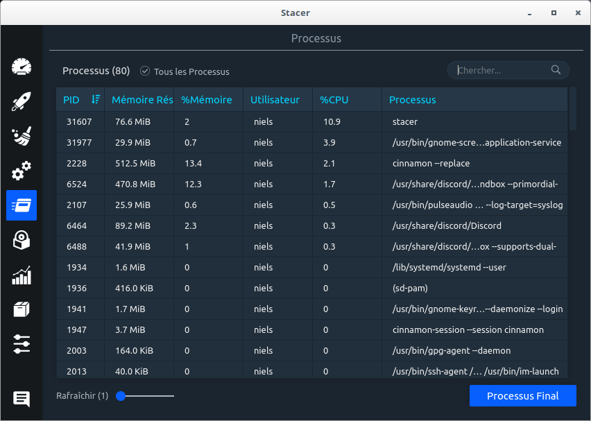 Optimiser, nettoyer et monitorer votre Linux grâce à Stacer Optimiser, nettoyer et monitorer votre Linux grâce à Stacer