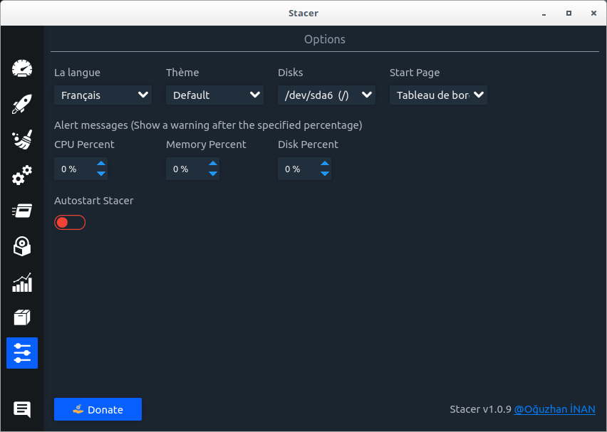 Optimiser, nettoyer et monitorer votre Linux grâce à Stacer Optimiser, nettoyer et monitorer votre Linux grâce à Stacer